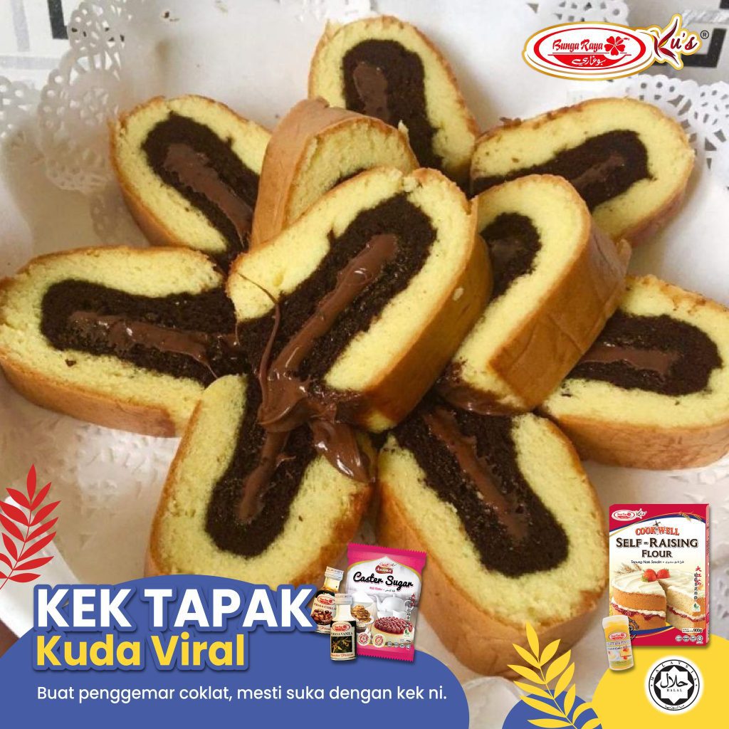 Viral Horse Hoof Cake | Kek Tapak Kuda Viral - Baking & Cooking Made ...