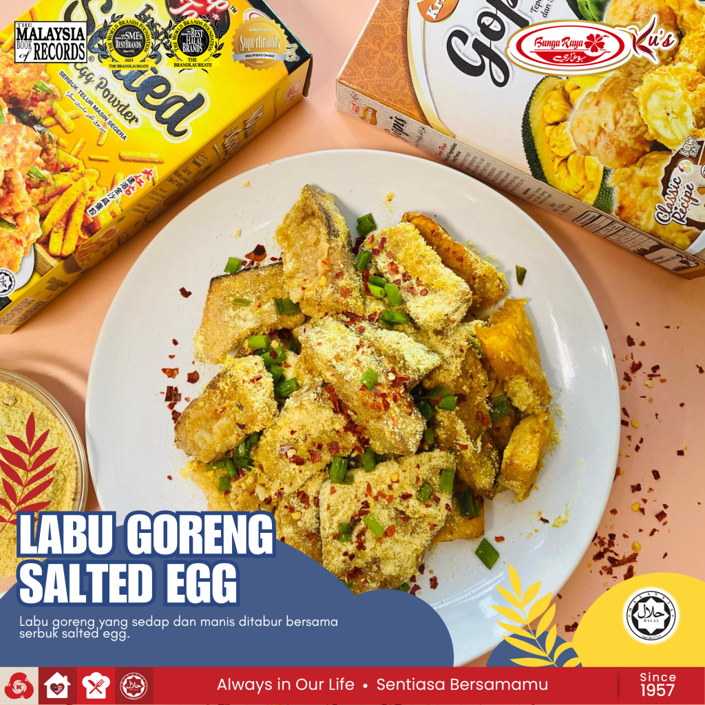 Labu Goreng Salted Egg - Baking & Cooking Made Easy with BUNGA RAYA KU ...